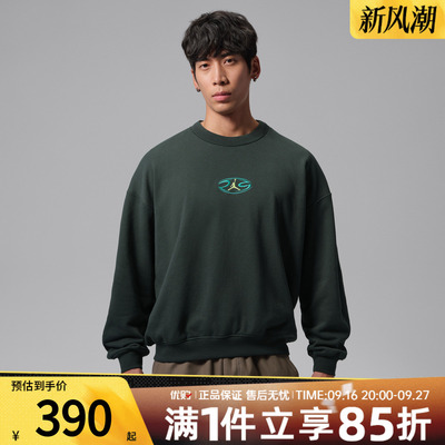 NIKE耐克男子AS J BRK FD OVZ FLC CREW FT套头衫卫衣IZ5796-317