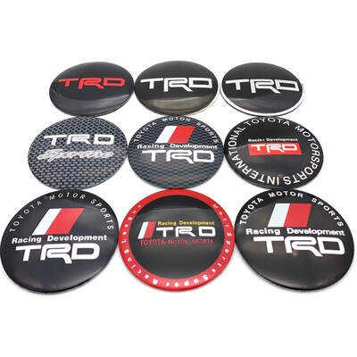 改装TRD轮毂盖 trd炭纤轮毂标盖 改装TRD中心盖直径62mm/直径60mm