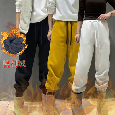 桐桐佳宽松显瘦高弹束脚裤哈伦裤