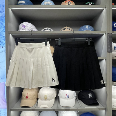 MLB女学院风高腰短裙运动半身裙