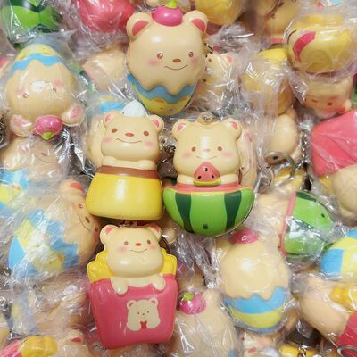 日式仿真pu卡通公仔慢回弹捏捏乐解减压模型squishy道具一件代发