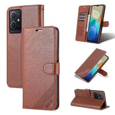 翻盖保护套适用vivoV2160手机壳6.58英寸vivo Y30 5G皮夹外壳翻盖vovi软壳viuo全包vivi插卡viv0男士vovo硅胶