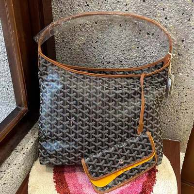 全新Goyard戈雅 棕色hobo子母包购物袋 女士单肩包