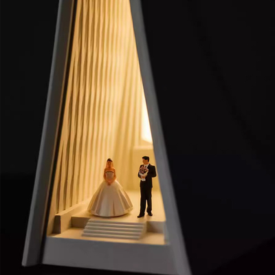 RM人偶1:64 3D模型微景观结婚礼物 求婚 原创造景小摆件家居礼品