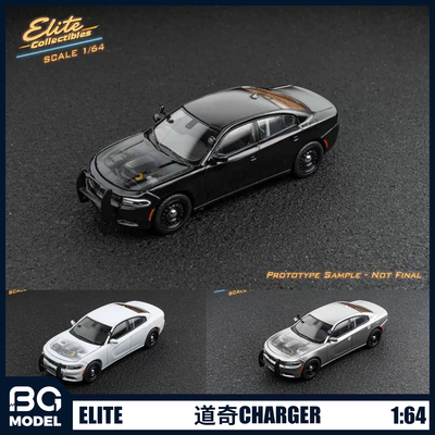 Elite Collectibles 1:64道奇Charger战马拦截者合金汽车模型
