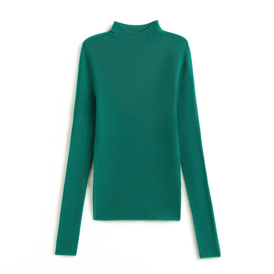 PALUOPO/帕罗绵羊毛半高领女衫ET23288Y