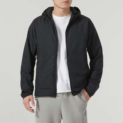 耐克男装保暖运动棉衣连帽外套