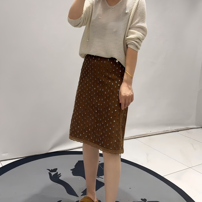 女权贵族秋秋季新款大码半身裙子