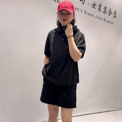 针丝缘子汇夏季新款大码速干短袖