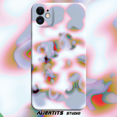 AlienTits小众潮简约破格色彩艺术创意适用于苹果安卓手机壳
