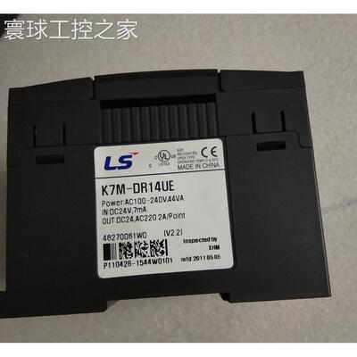 非实价二手拆机LS产电K7M-DR14UE PLC编程器成色新 现货实拍图K7M