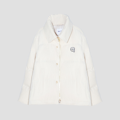 设计款金扣人像小标立领鹅绒外套DLLFY2008