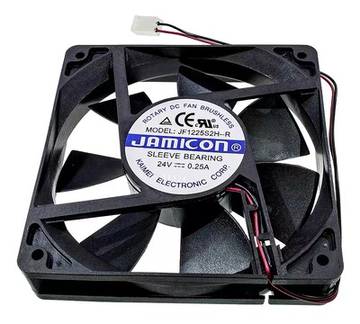 JAMICON JF1225S2H-R 24V 0.25A 12025 12CM 散热风扇