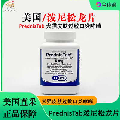 美国进口宠物泼尼松龙片