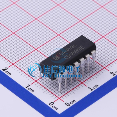 反相器     CD4069BE  HGSEMI(华冠)  DIP-14