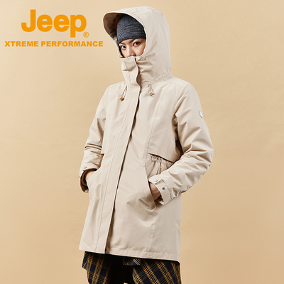 JeepXtreme Performance户外高端男士冲锋衣抓绒两件套J242084005