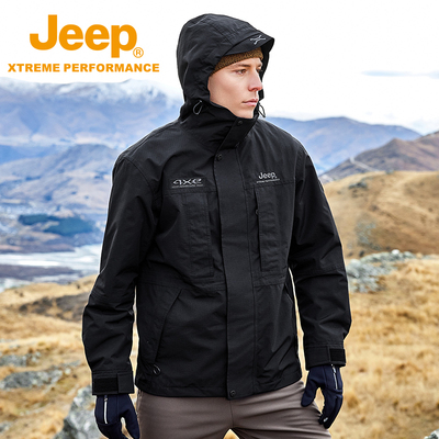 Jeep Xtreme Performance户外高端男士冲锋衣旅游外套J432094090