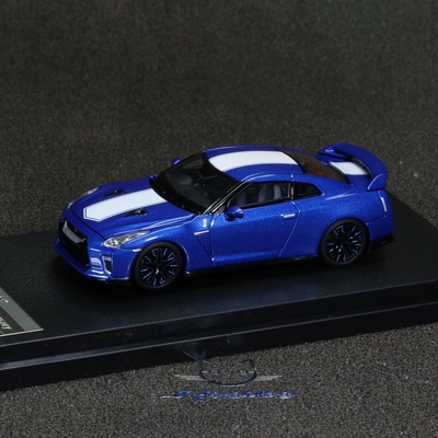 MH NISSAN GT-R R35 50周年 限量 1/64 合金汽车模型 摆件 可开盖