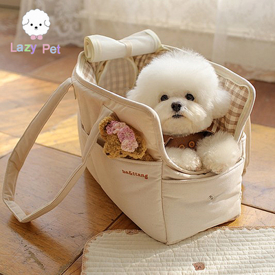 ba＆ttang舒适纯棉单肩手提包