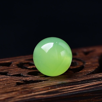 天然苹果玛瑙散珠子diy水晶手工饰品配件材料圆珠串珠单珠有孔珠