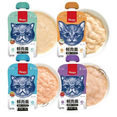 顽皮happy100猫零食 果饭儿鸡肉猫条猫湿粮猫罐头 成幼猫通用猫咪