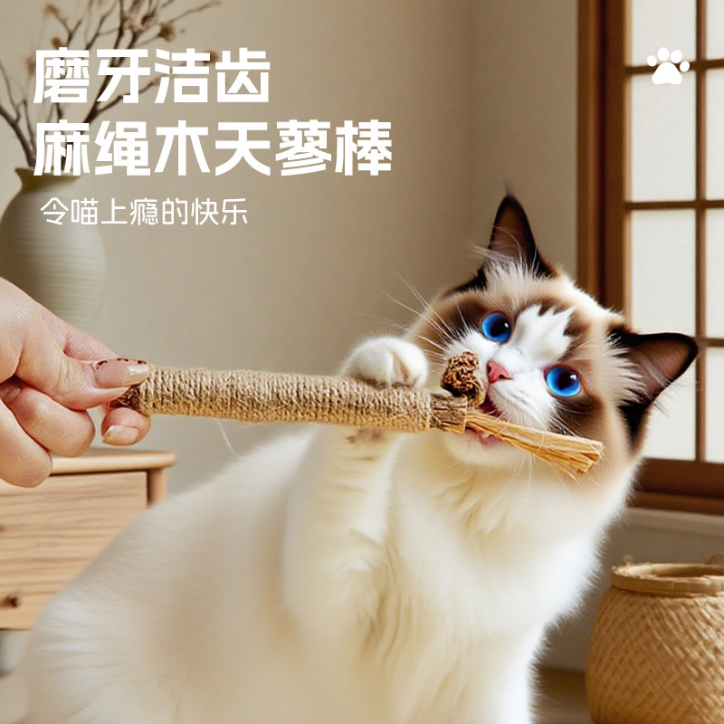 猫玩具逗猫棒猫薄荷逗猫玩具自嗨解闷神器猫咪磨牙棒猫咪用品大全
