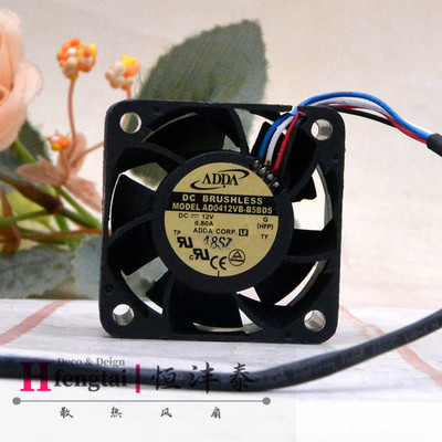 AD0412VB-B5BDS全新ADDA 4028风扇 12V 0.8A 4厘米四线服务器风扇