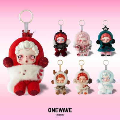 【官方正品】泡泡玛特SKULLPANDA冬日乐章SP盲盒搪胶脸挂件公仔