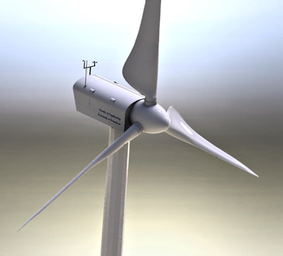 Wind Turbine风力发电机组3D数模图
