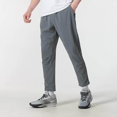 耐克春季男款跑步健身训练运动裤休闲透气梭织速干长裤FB7547-084