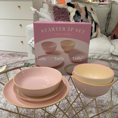 francfranc彩色碗盘子