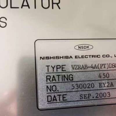 西芝NISHISHIBA自动调压器AVR，型号VZRAB-4--议价商品