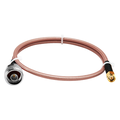 RG142镀银连接线N公转SMA公6G