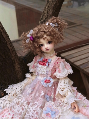 新色马海毛卷毛假发Springdoll