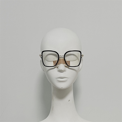 C和H 2222 意产进口板材配金属圈眼镜 复古大框修脸装饰镜 光学镜