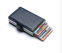 Rfid Blocking Protection Men id Credit Card Holder Wallet_虎窝淘