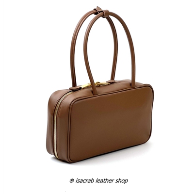 保龄球真皮包长手柄手提