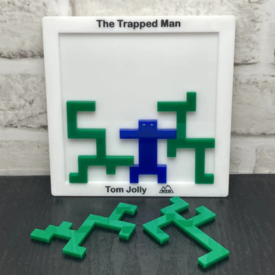 The Trapped Man被困男子超难烧脑方块拼图puzzle益智游戏礼物