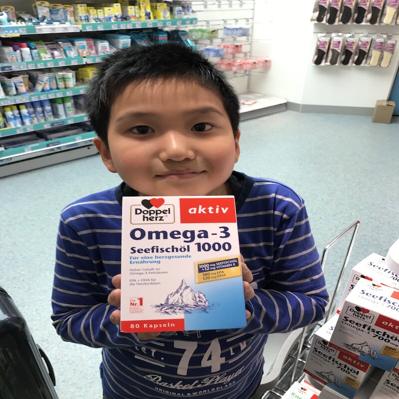 德国直邮 Doppelherz深海鱼油胶囊Omega-3 1000mg DHA EPA 80粒