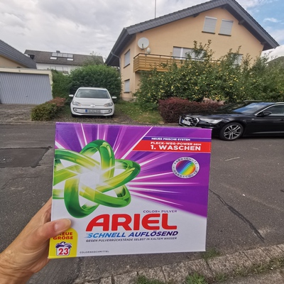 德国直邮 ARIEL PULVER原装进口洗衣粉温和去污去渍手洗机洗护色