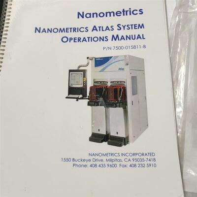 Nanometrics耐诺  纳米图谱系统操作7500-01-议价