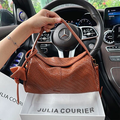 JULIACOURIER复古编织腋下包