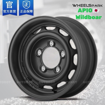 日本进口APIO WILDBOAR SR Ventura Jimny吉姆尼15寸复古改装轮毂
