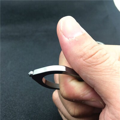 三刃木SK045E不锈钢多功能钥匙扣防身工具指虎户外挂扣汽车