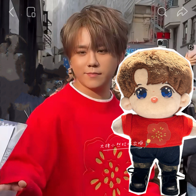 10.20cm 姜濤keungto 巴黎时装周同款 公仔套装棉花娃娃衣服定制