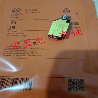 全新易福门O6P704 O6E704 O6E700 O6S700传感器品质保证