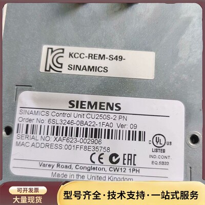 6SL3246-0BA22-1FA0 二手拆机实物图询价