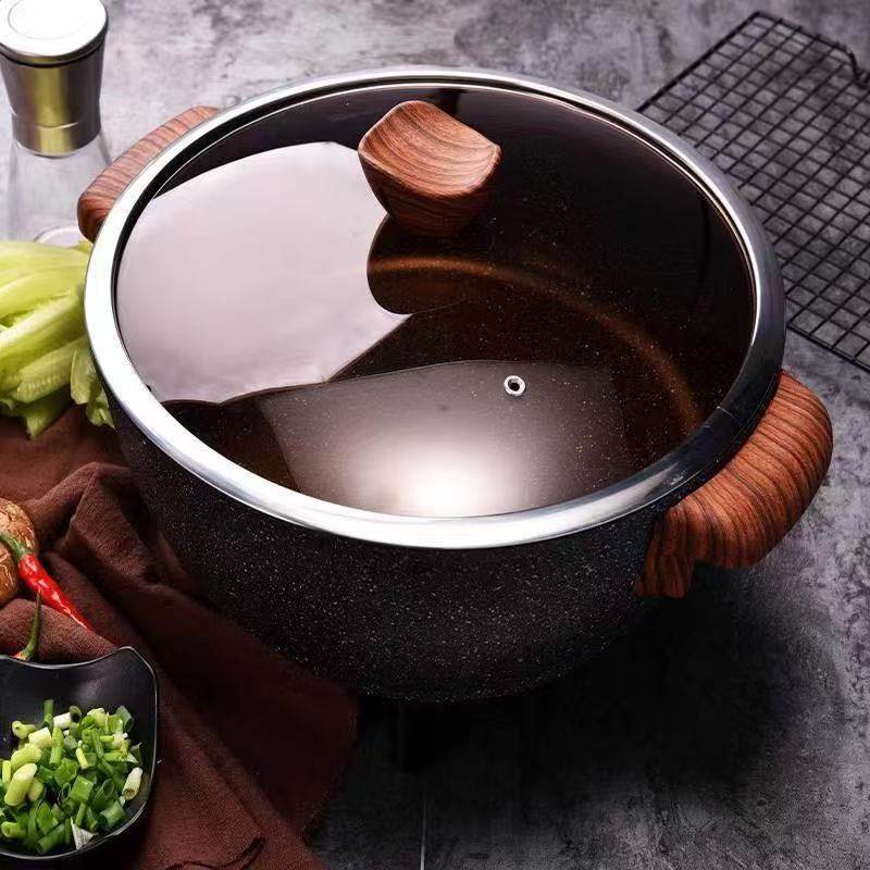 新思特麦饭石炒菜电火锅多功能电热锅电煮锅一体煎锅电炒新锅思特