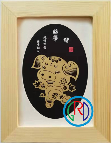 中国特色蔚县十二生肖剪纸窗花中国风手工剪纸礼品送老外工艺品