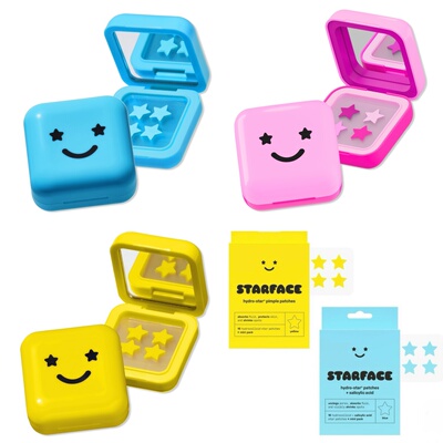 美国STARFACE可爱痘痘贴/润唇膏 海莉rose明星同款32粒 含水杨酸